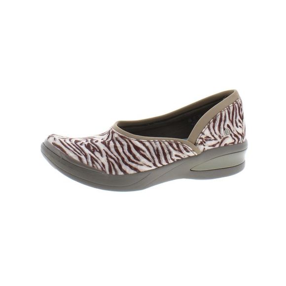 Bzees | Shoes | Bzees Womens Brown Zebra Antimicrobial Cloud Fusion ...